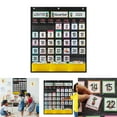 Calendar Pocket Chart for Kindergarten School Classroom with 89 Cards ...