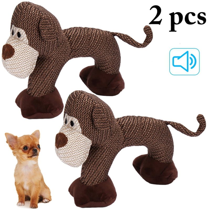 Click here for Nobrand 2pcs Animal Dog Squeaky Toy Cartoon Animal... prices