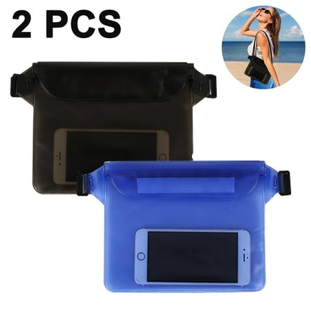 Waterproof Cell Phone Bag 2 Pack Waterproof Waist Pouch for Boating ...