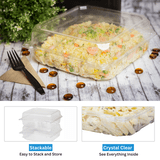 "Karat 9x9"" 1-Compartment Disposable Take Away Food Storage Containers ...