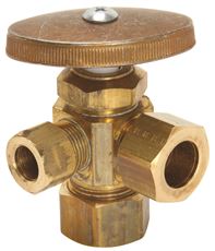 3 Way Dual Angle Stop Valve 1 2 In Nominal Comp X 1 2 In Od X 3 8 In 3 Way Dual Angle Stop Valve 1 2 In Nominal Comp X 1 2 In Od X 3 8 In
