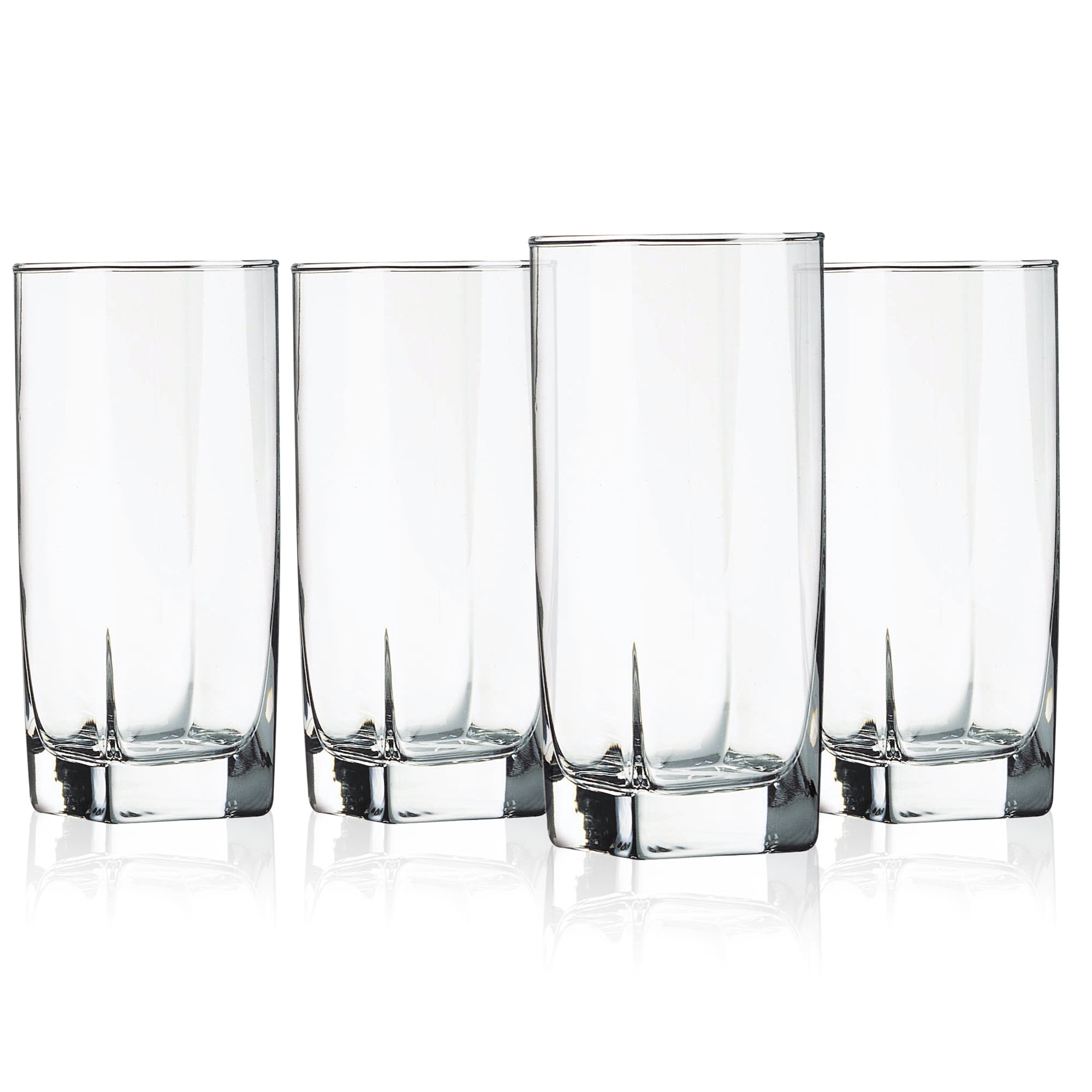 Luminarc 16 oz. Sterling Clear Cooler 4 Pieces Glassware Set - Walmart.com