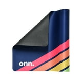 onn. XL Desktop Mouse Mat with Anti-Slip Base, Polyester, Blue, 35 x 16 ...
