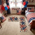 2-Piece Set, Patriotic Doormat, Welcome Mat, Non Slip Base with USA ...