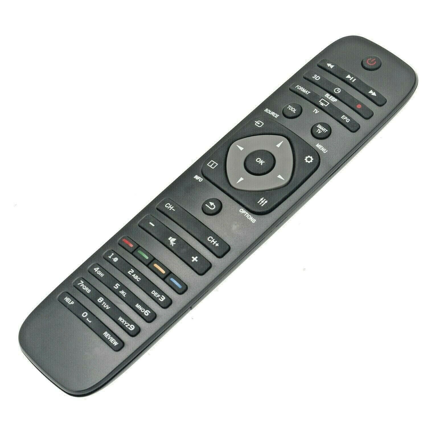 New Smart TV Remote Control Replacement for Philips Smart LED LCD TV ...