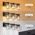 Briignite 3-Light Stunning Bathroom/Mirror/Bedroom Vanity Light ...