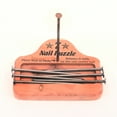 7 Nail Balance Puzzle Wood Block Game Pocket Brain Teaser IQ Magic ...