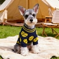 Autumn Winter Dog Basketball Sweater Cozy Warm Pet Apparel For Small ...