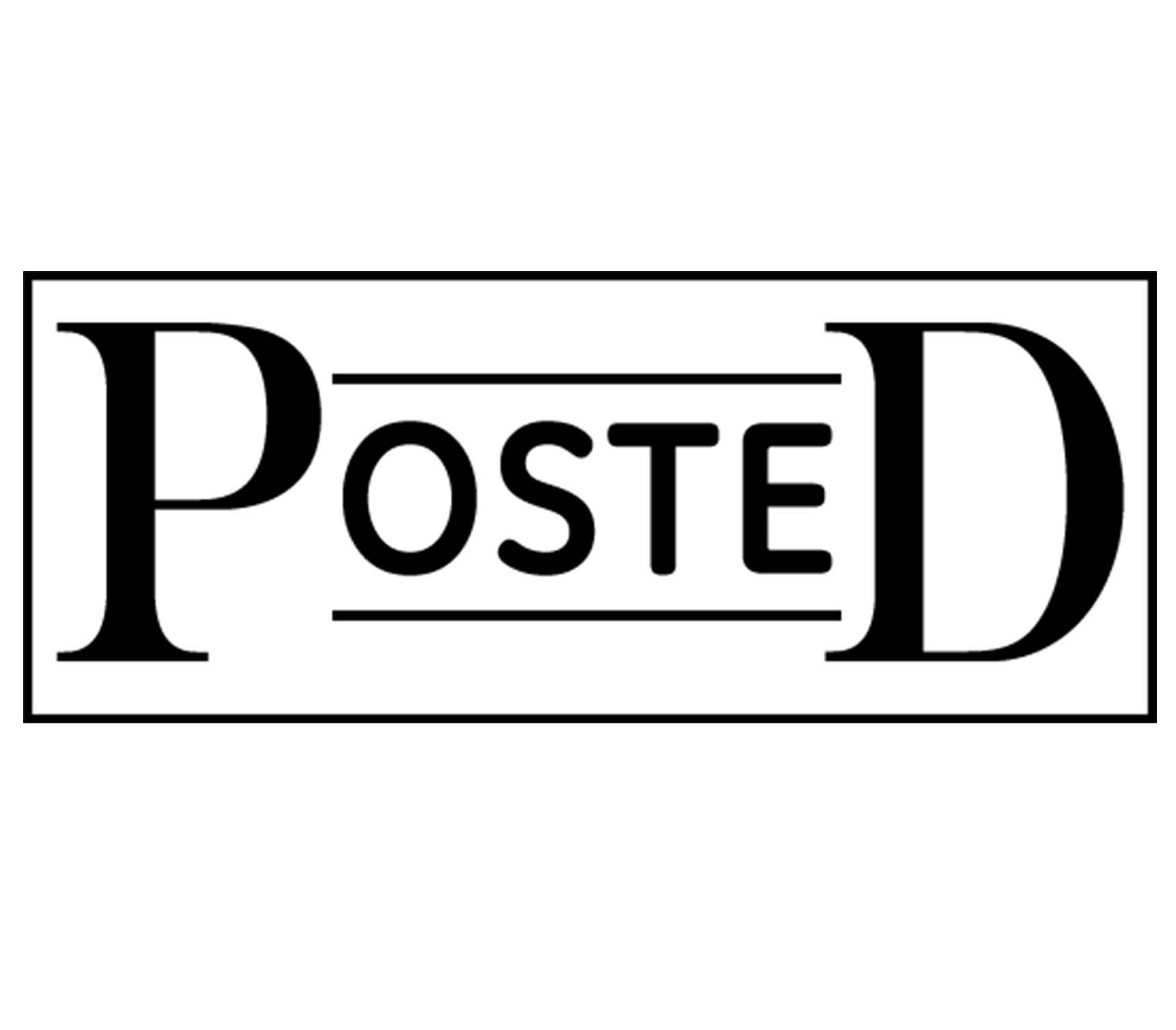 Printtoo Posted Self Inking Rubber Stamp Pre-Inked Office Stamp- Home ...