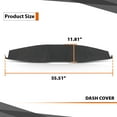 Dashboard Cover Compatible with 2005-2009 Ford Mustang Dash Board Cover ...