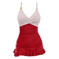 Busydd Bathing Suits for Women with Built in Bra Fashion Striped Color ...
