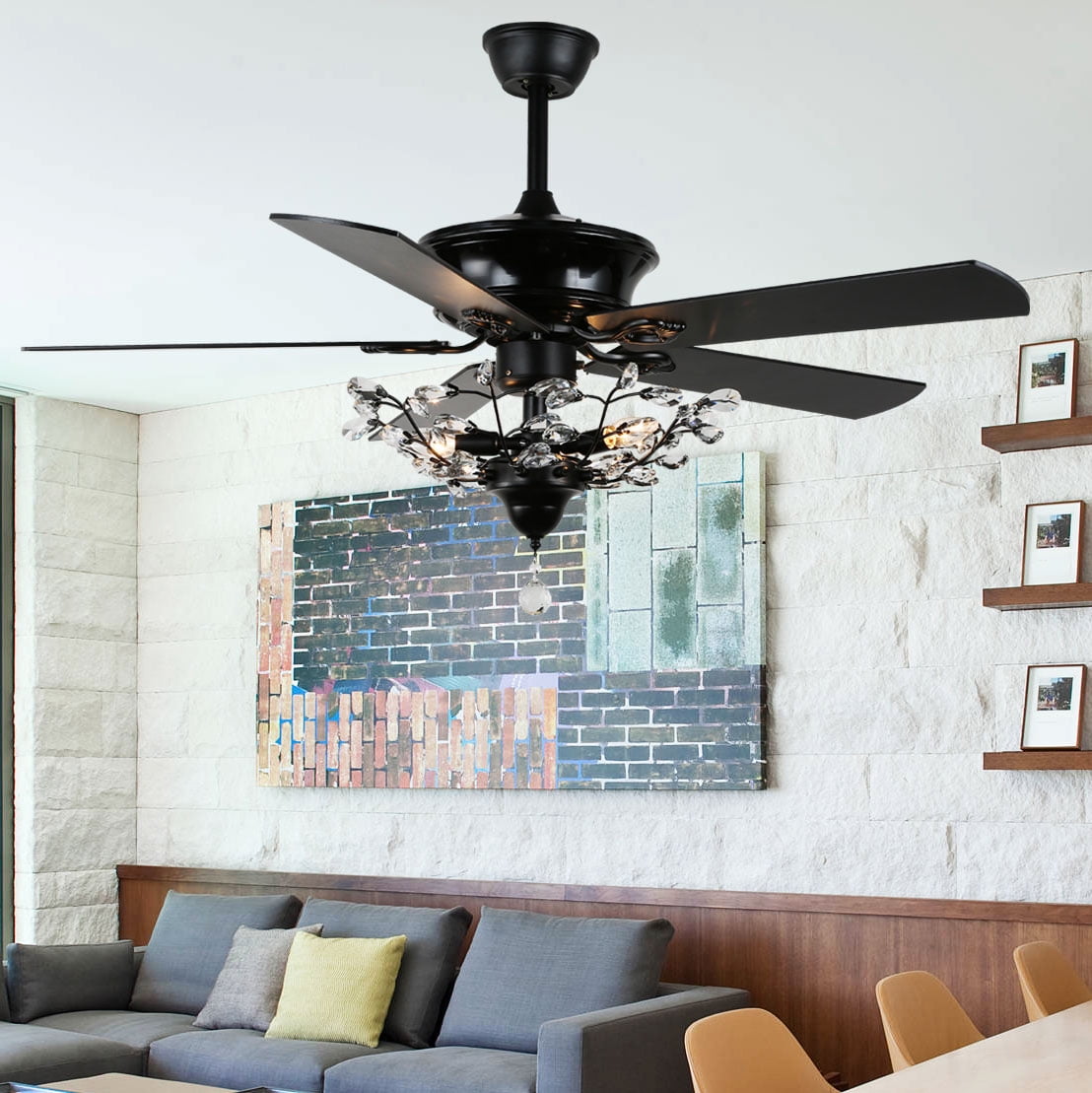 Oaks Aura 5-Blade Reversible Ceiling Fan With Remote Control and Light ...