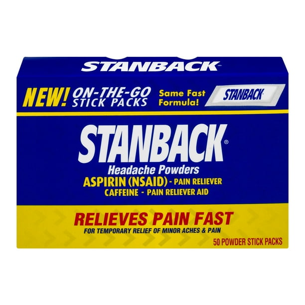 Stanback Headache Powders, 50.0 CT - Walmart.com