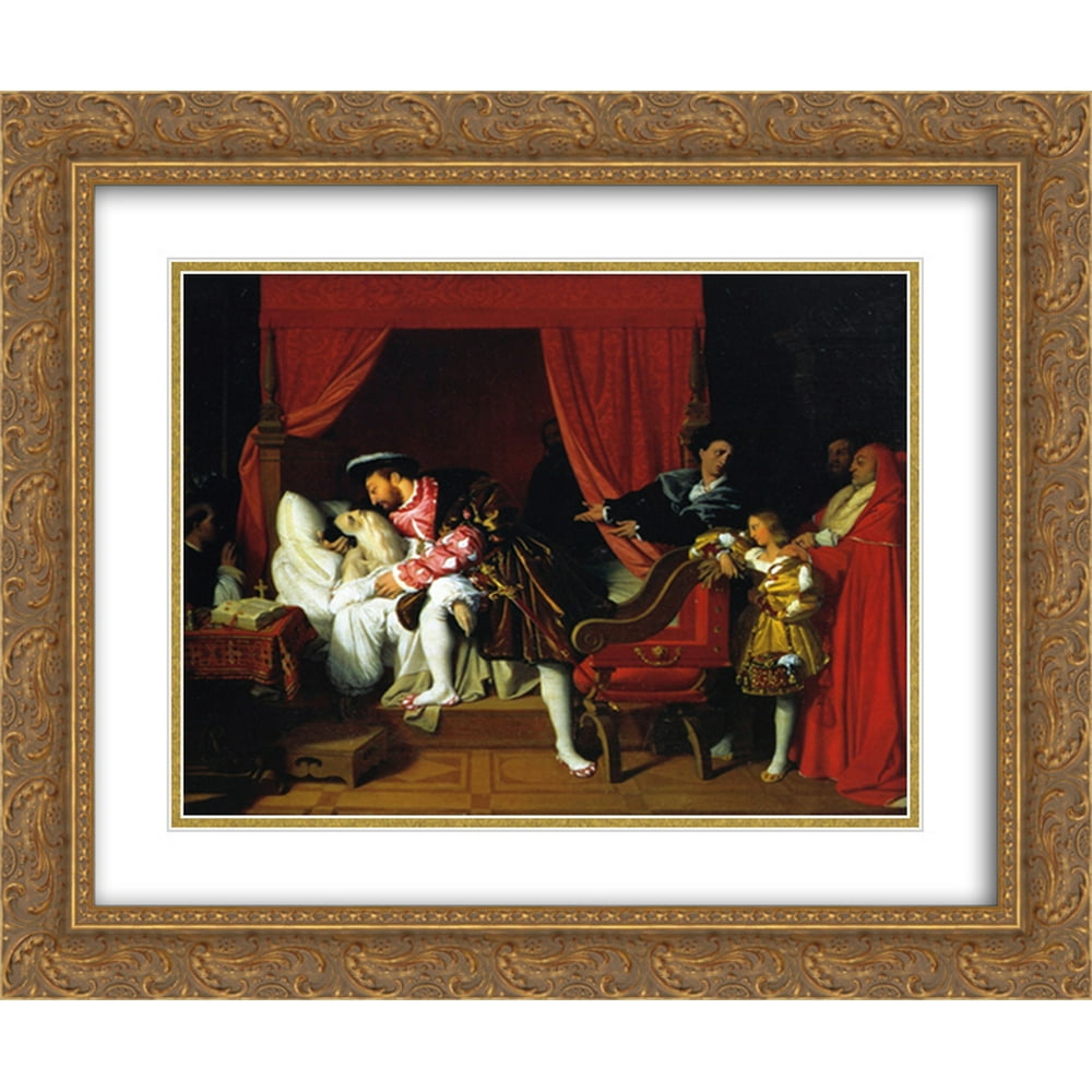 Jean Auguste Dominique Ingres 2x Matted 24x20 Gold Ornate Framed Art ...