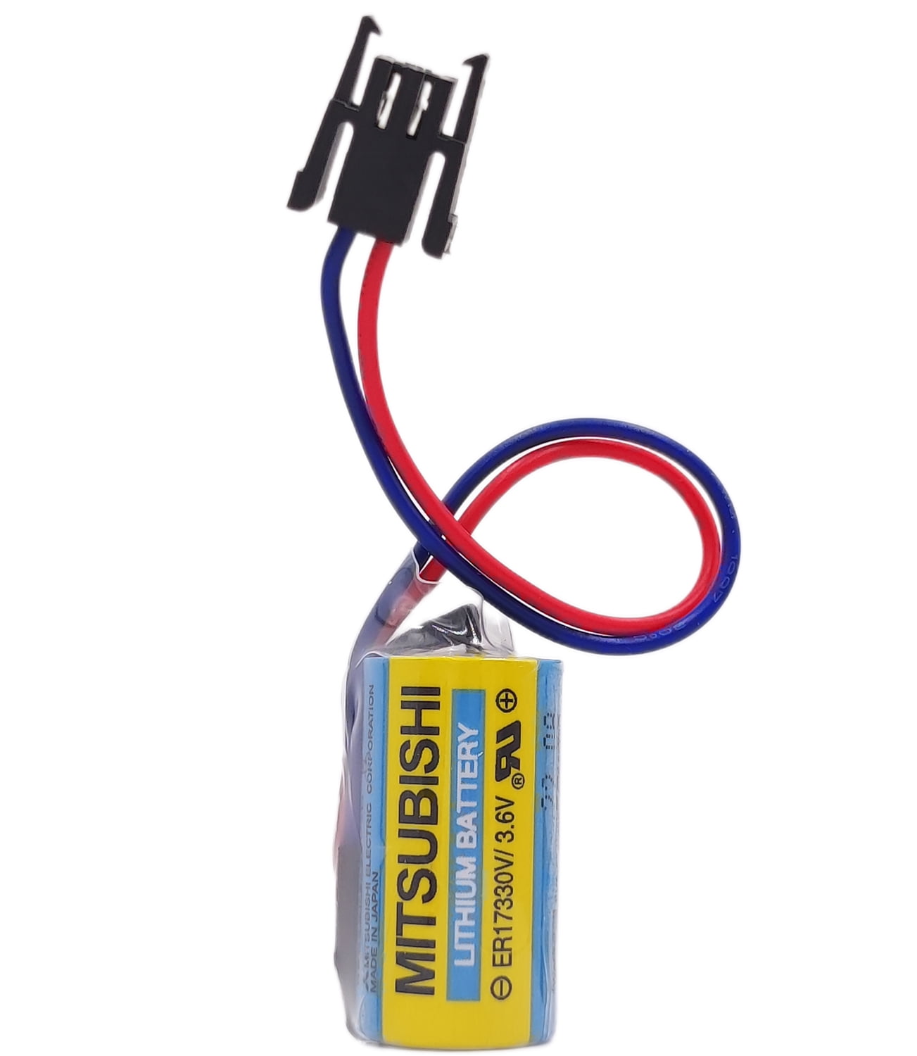 1PC MR-BAT A6BAT ER17330V 3.6V PLC Battery Size 2/3A 3.6V Li-ion ...