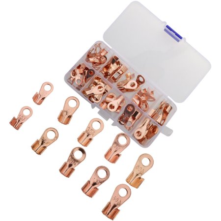 OT 10A-50A Open Barrel Wire Connector Copper Lug Terminals, Long ...