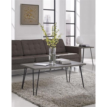 Ameriwood Home Owen Retro Coffee Table in Distressed Gray Oak | Walmart Canada