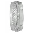 Men's Stainless Steel 8MM Wave Pattern Wedding Band - Mens Ring ...