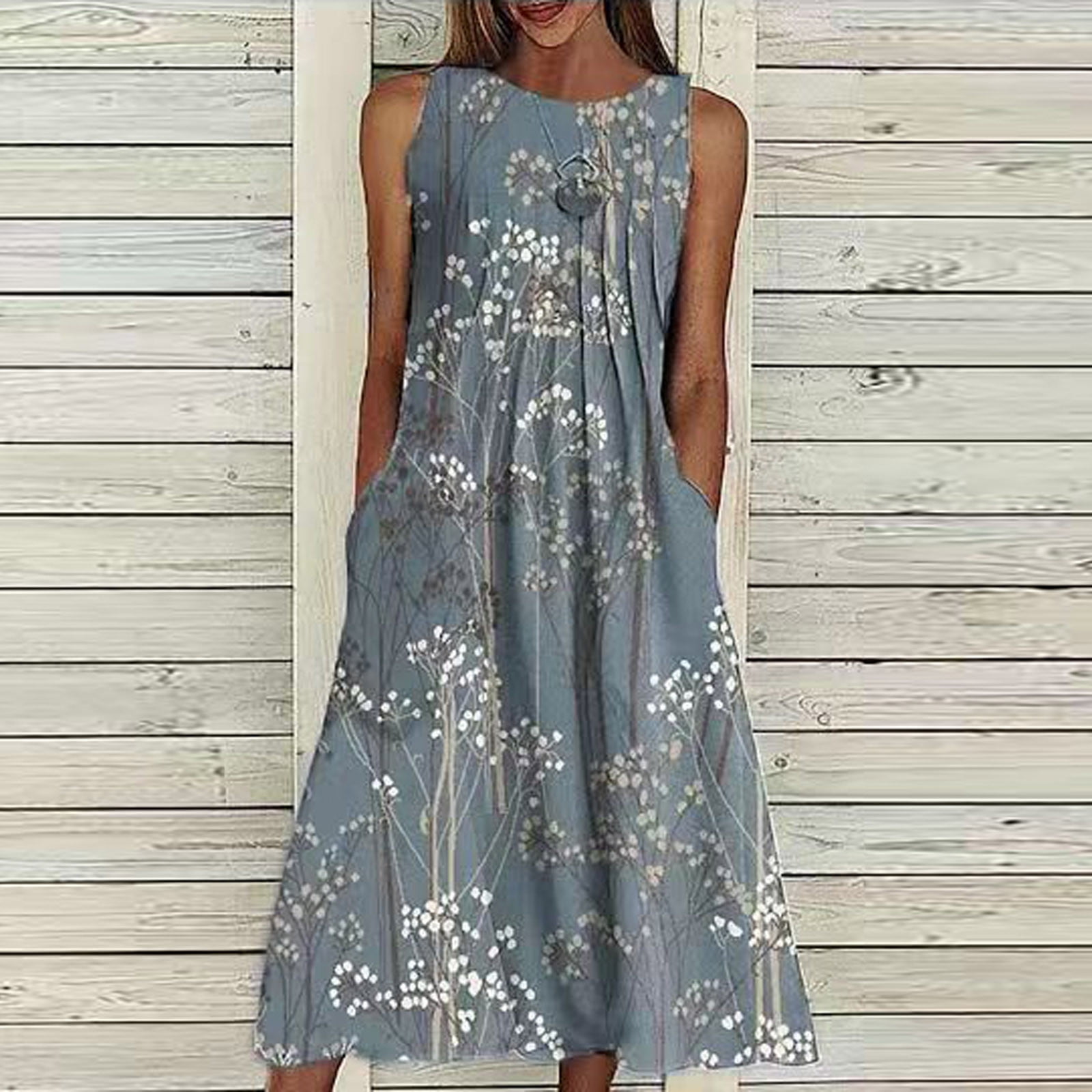 Click here for Smihono Summer Boho Dress For Women Plus Size Fash... prices