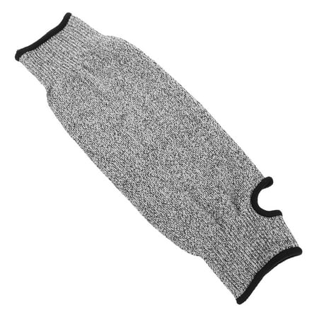 1 Pair Black Polyester Cut-resistant Sleeve, Arm Protection Sleeve ...
