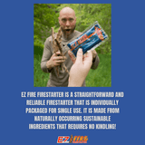 EZ FIRE FIRESTARTER for Fireplace, Campfire, or Grill, Safe, Fast, Gel ...