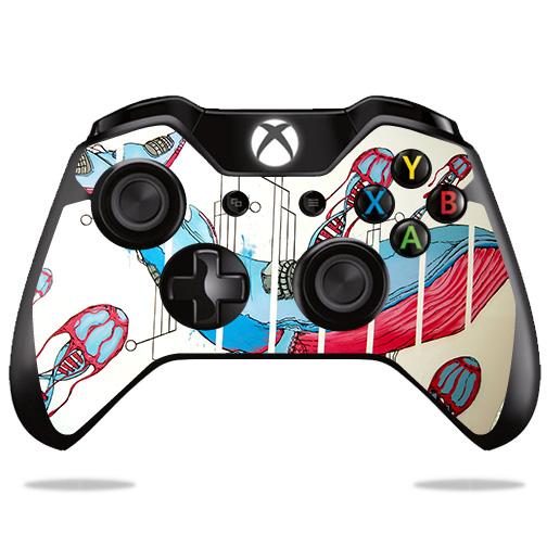 Skin Decal Wrap Compatible With Microsoft Xbox One S Robo Whale ...