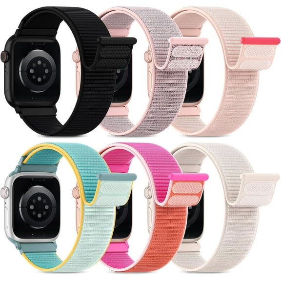EIKODO-Stretchy Solo Loop Bands Compatible with Apple Watch 38mm 40mm ...