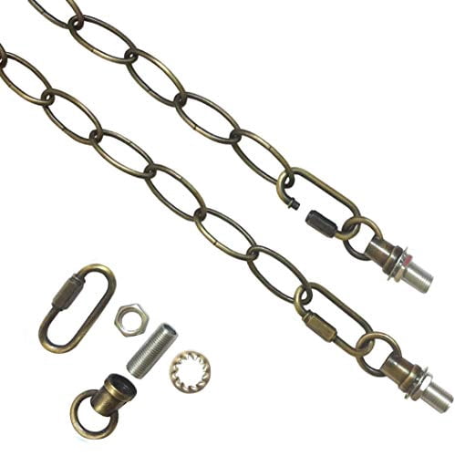 5.6 Feet Heavy Duty Pendant Light Fixture Chain, Permits Installation ...