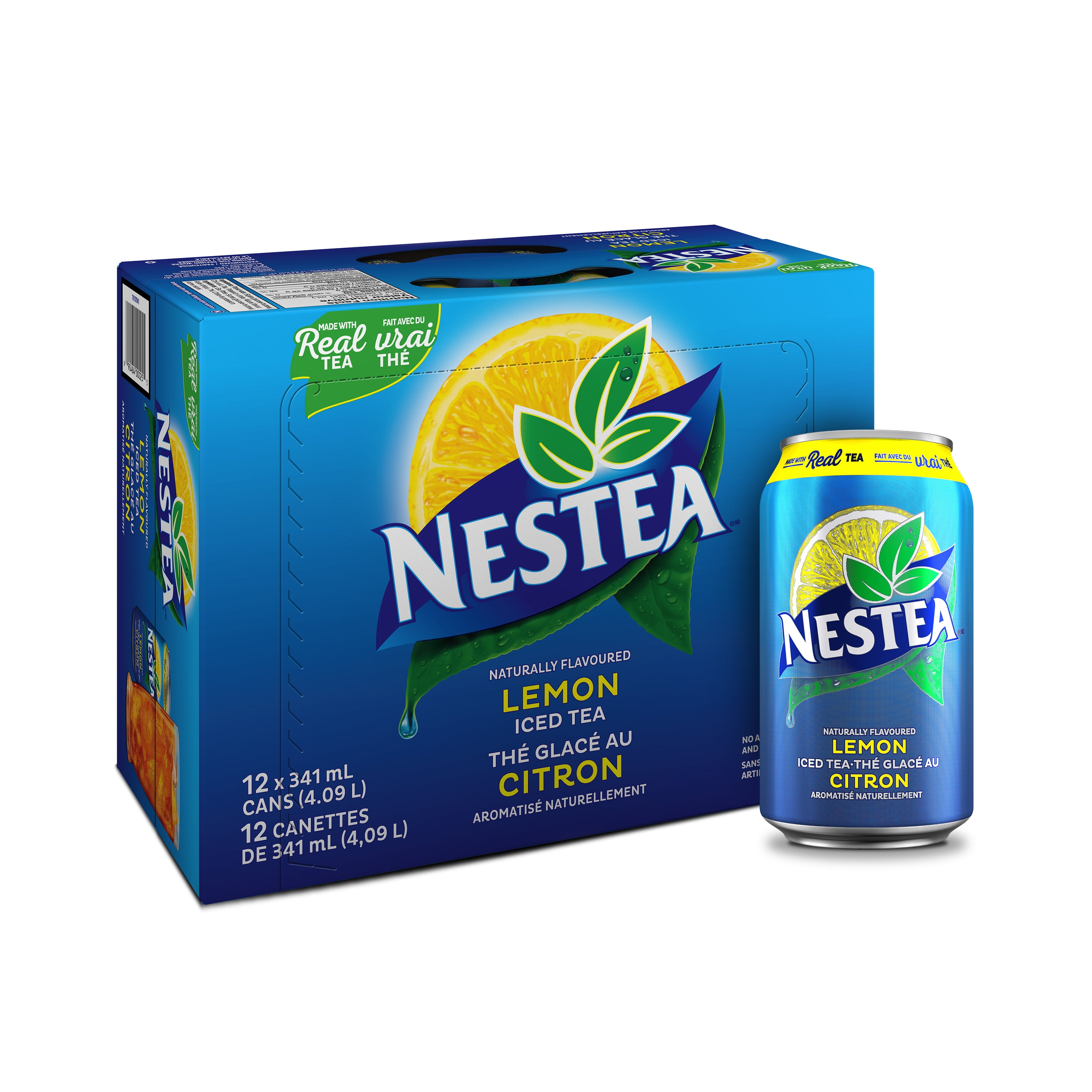 Nestea® Lemon Iced Tea 12x341mL, NESTEA LEMON TEA 12PK CAN - Walmart.ca