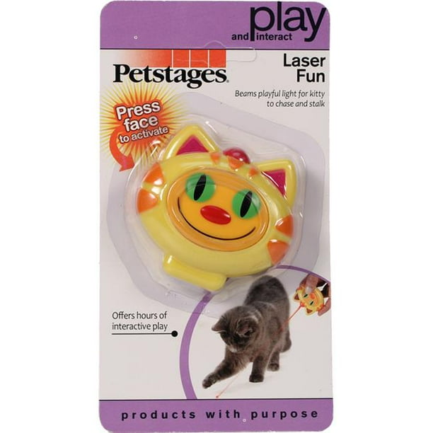Petstages 066755 Laser Fun Cat Toy - Yellow - Walmart.com - Walmart.com