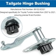 CSYANXING 66102-0C021 Left Tailgate Support Cylinder Hinge for Tundra ...