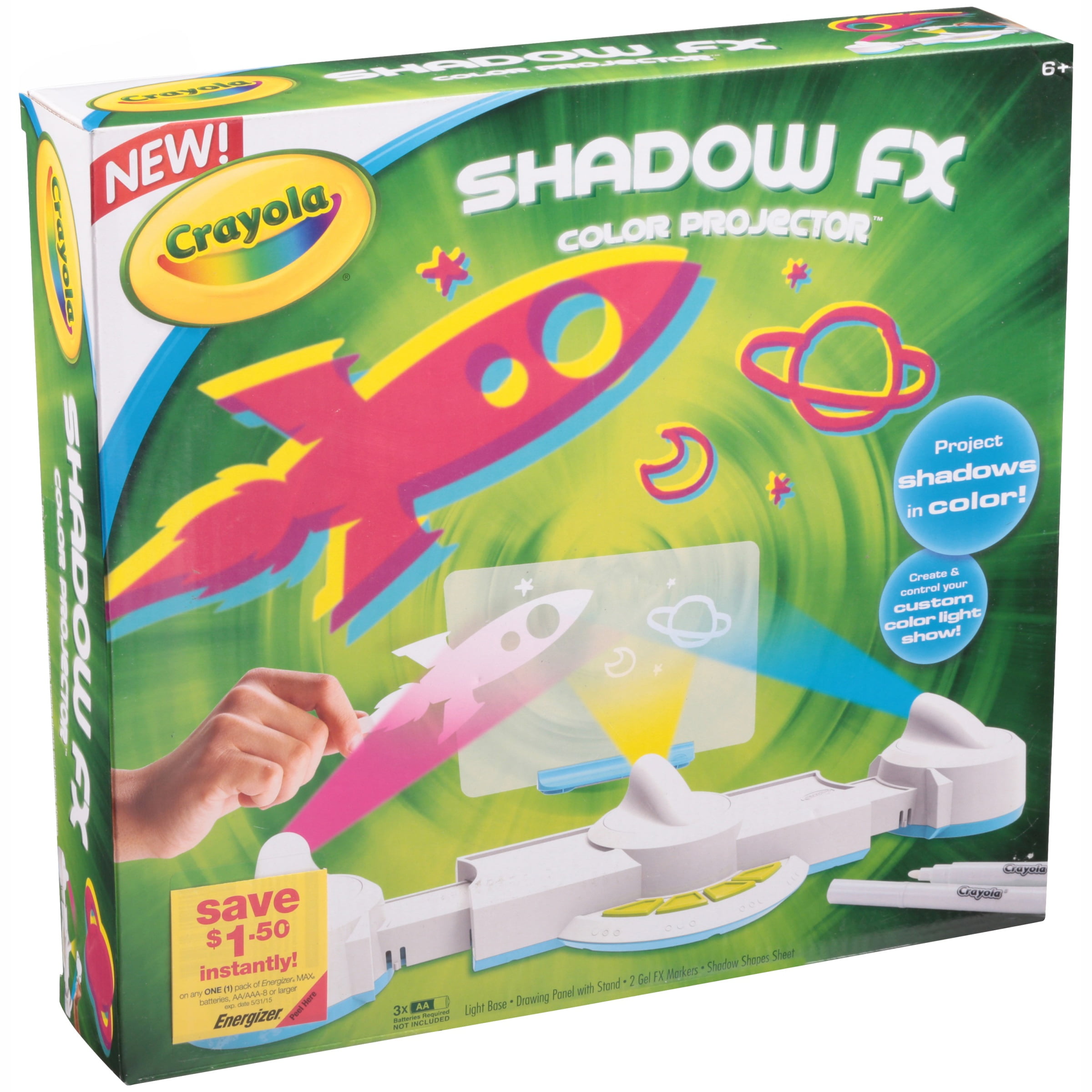Crayola Shadow FX Color Projector Great Gift for Kids - Walmart.com