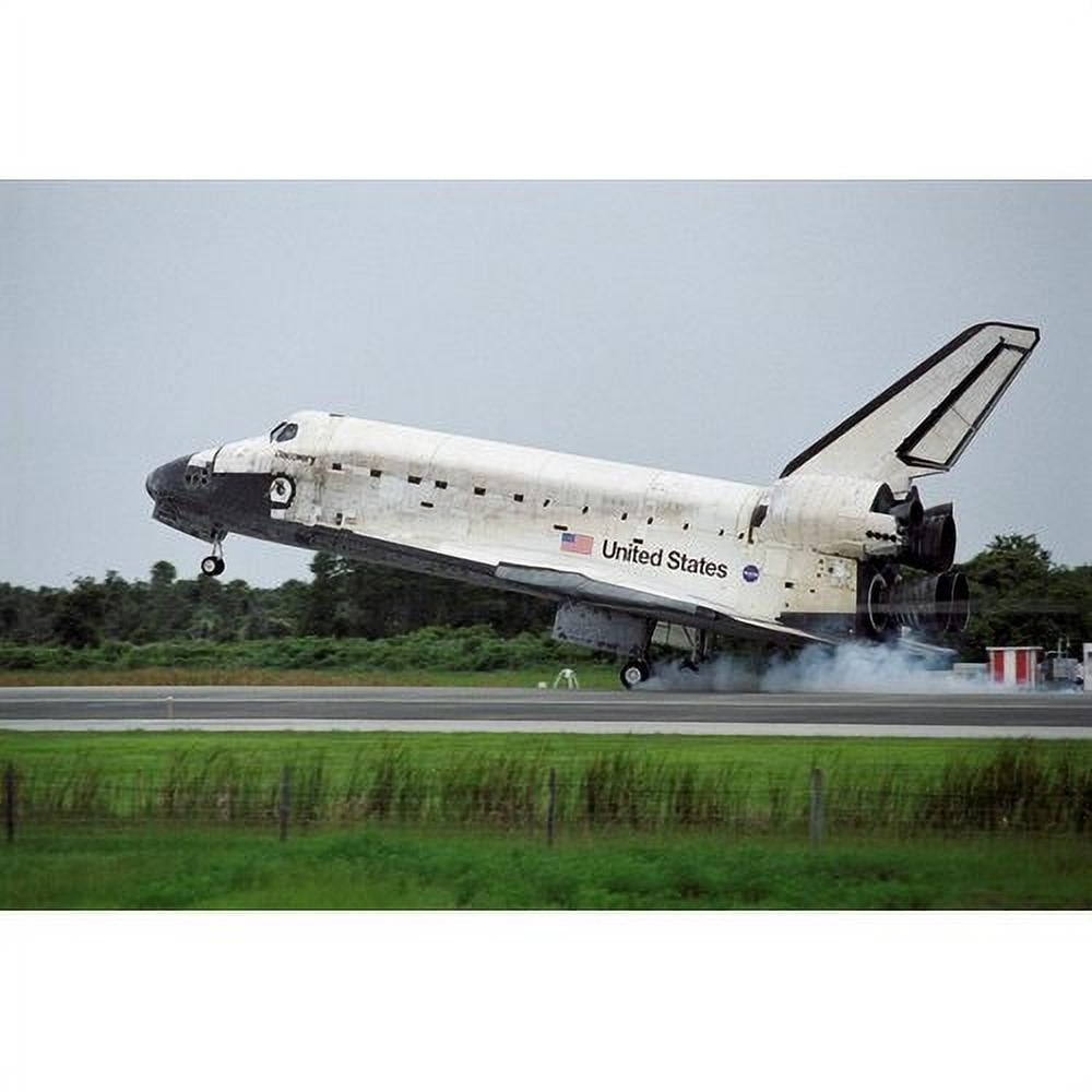 Wallhogs Shuttle Discovery Landing Glossy Wall Mural - Walmart.com