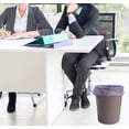 VOGRYE Small Trash Can Round Plastic Wastebasket, Garbage Container Bin ...