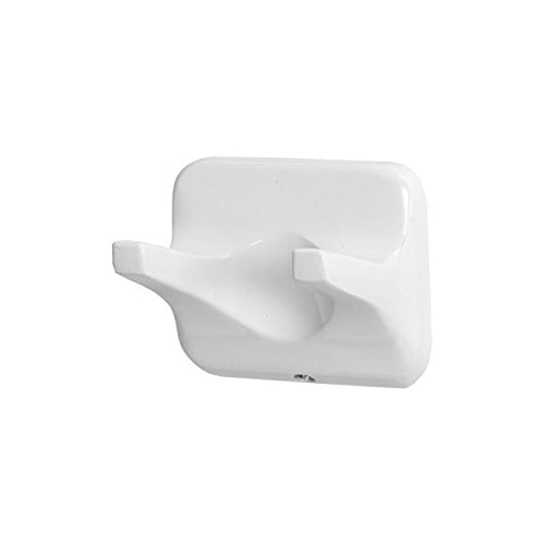 HOMEWERKS WORLDWIDE LLC 228795 HP White Double Robe Hook - Walmart.com