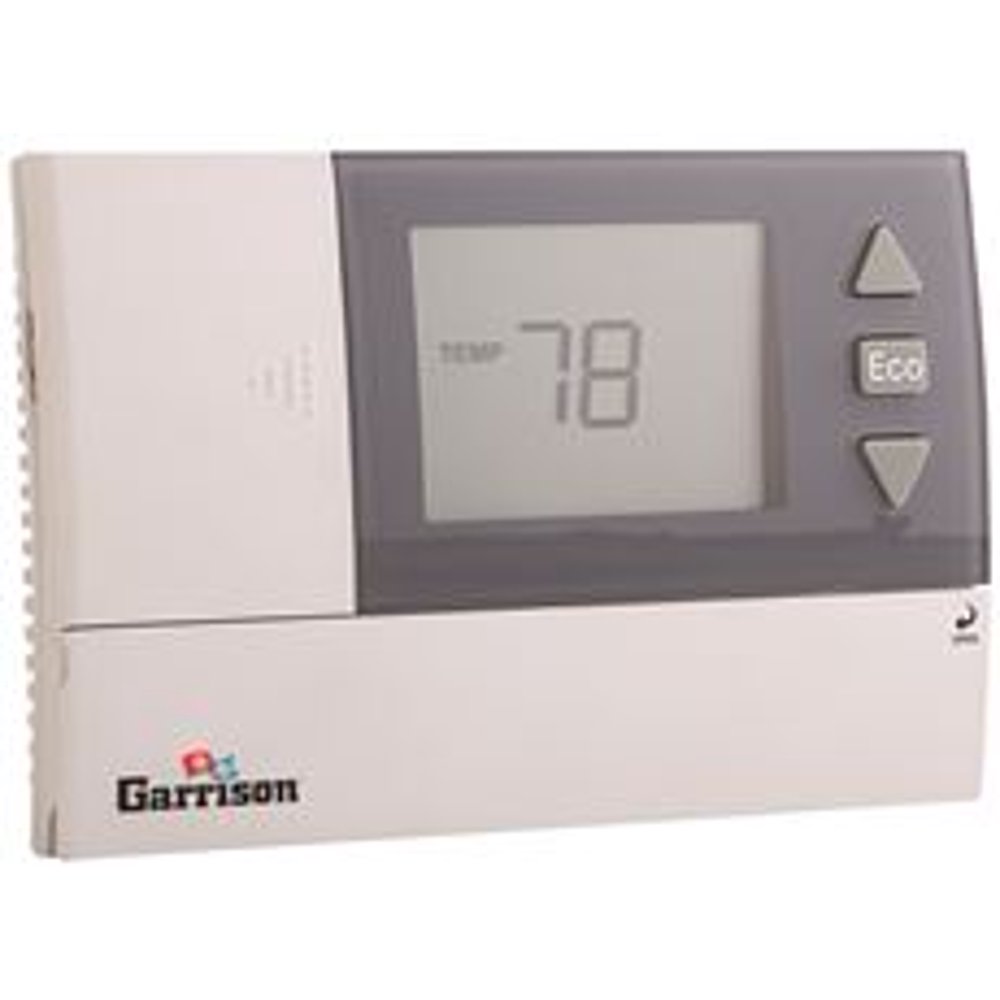 Garrison Digital Thermostat , 1 Heat / 1 Cool, 24 Vac & Battery Powered ...