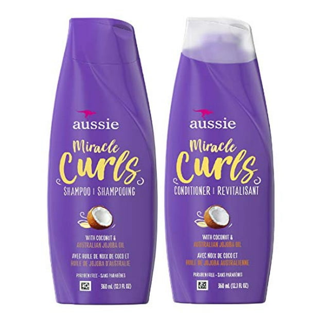 Aussie Miracle Curls Shampoo And Conditioner Set With Coconut