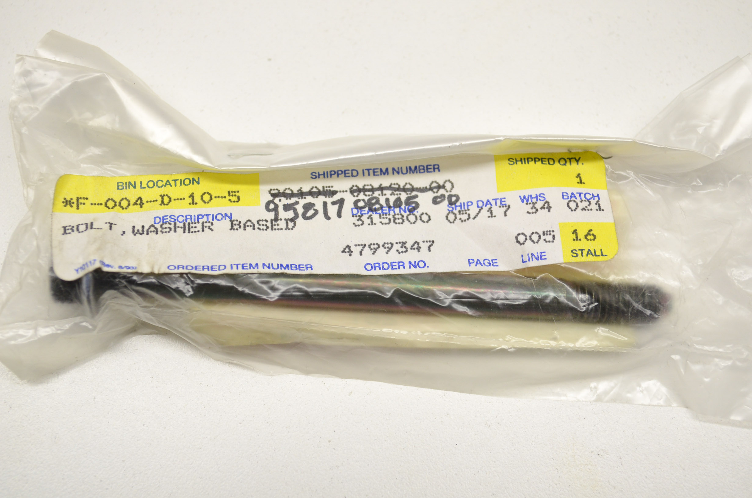 OEM Yamaha 95817-08105-00 Flange Bolt (4BD) NOS - Walmart.com