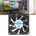 70mm Cabinet Cooling Fan Low Noise Energy For Workstation Gaming ...