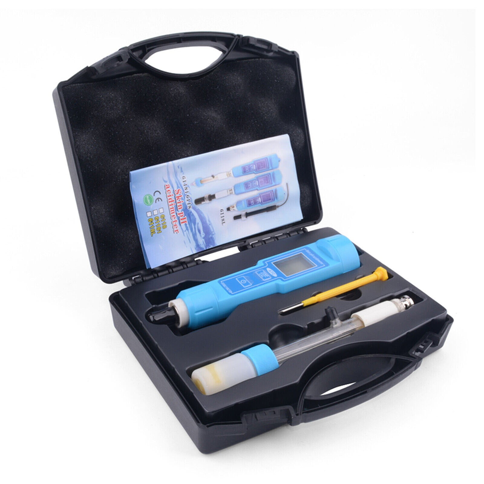 Lierteer Ph Meter Thermometer Pen for Food Soil Fruits Meat Lab Digital ...