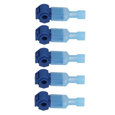 Absolute TT1614B Quick Splice Wire T-Tap Connector 16-14 Gauge (Blue ...