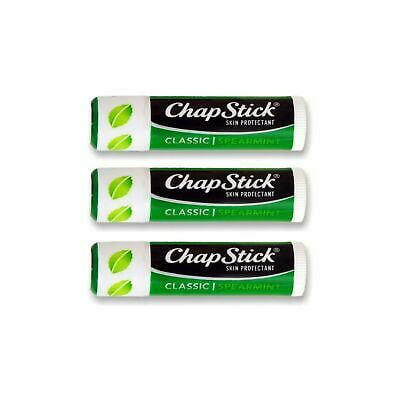 Chap Stick Skin Protectant | Classic Spearmint (Pack of 3) - Walmart ...