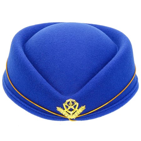 Stewardess Hat Retro Flight Attendant Hat Air Hostess Cap Cosplay ...