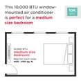 Frigidaire 10,000 BTU Window Room Air Conditioner, Optimum Cool Home AC ... Frigidaire 10,000 BTU Window Room Air Conditioner, Optimum Cool Home AC ...