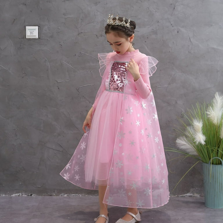 Pink Snow Princess Costume