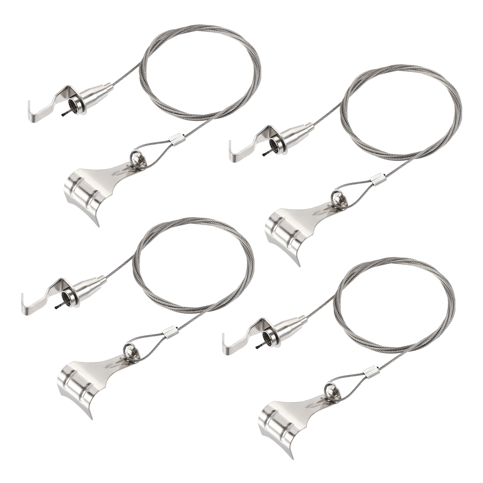 Uxcell Picture Hanging Wire Kit 1.5M Electroplating with Large S-Hook ...