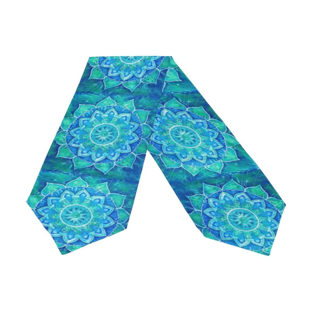 POPCreation Mandala of Vishuddha Chakra Table Runner 13x70 Inches ...