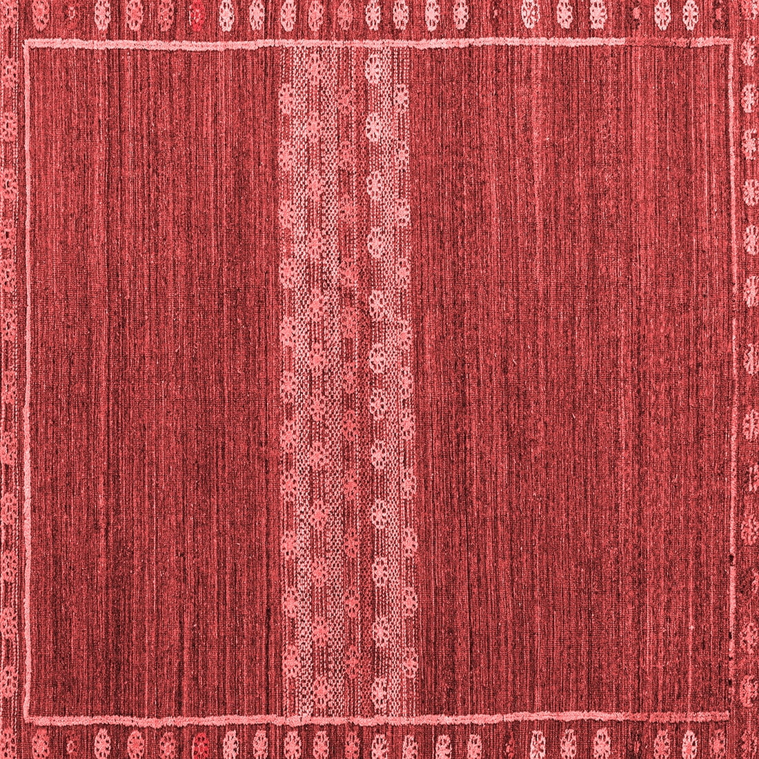 Ahgly Company Indoor Square Abstract Red Modern Area Rugs, 7' Square ...