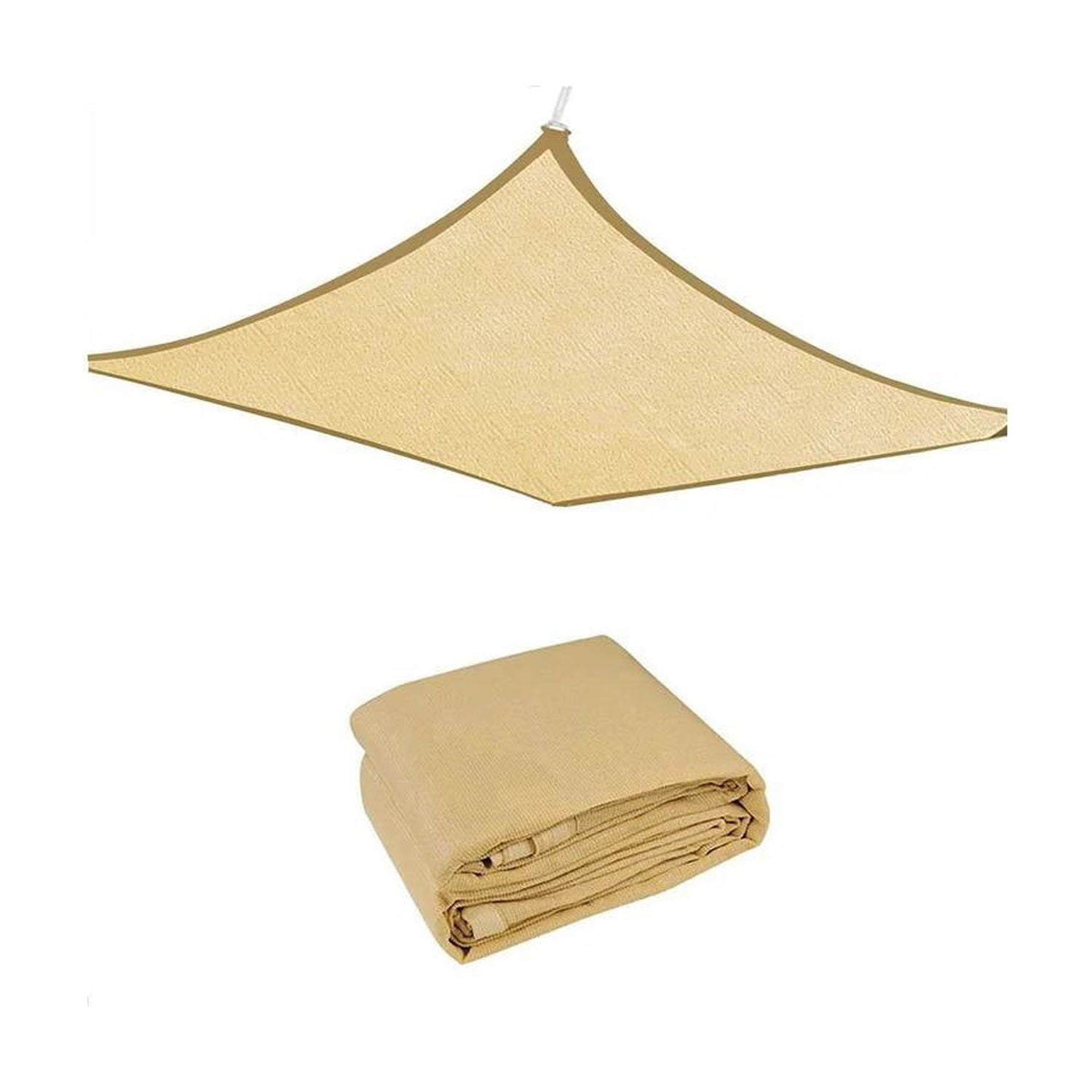Toldo Vela Shade Mesh de 3,5 x 2,5 m con protección UV, color beige ...