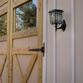 Gama Sonic Prairie Bulb Lamp Outdoor Solar Light Fixture, Pole Pier ...